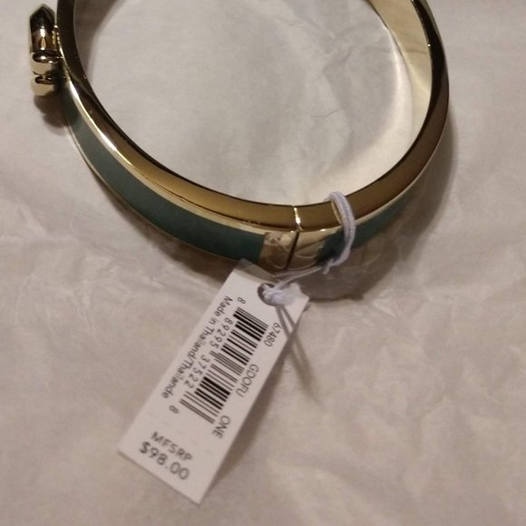 Coach | Jewelry | Nwt Coach Signature Push Hinged Bangle | Poshmark